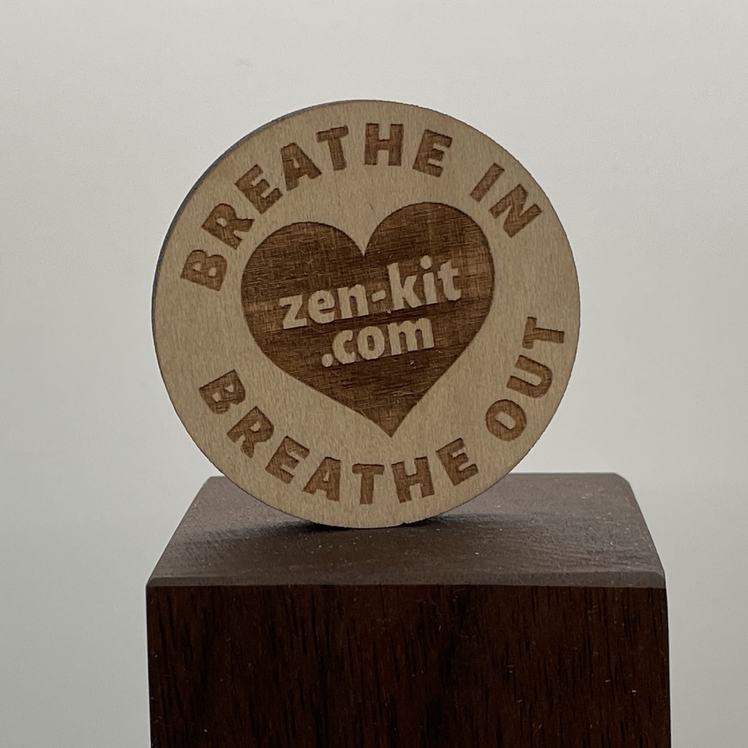 Custom Round Wooden Tokens or Nickels | Toasted Maple