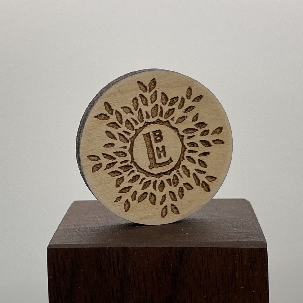 Custom Engraved Wood Nickels | Toasted Maple